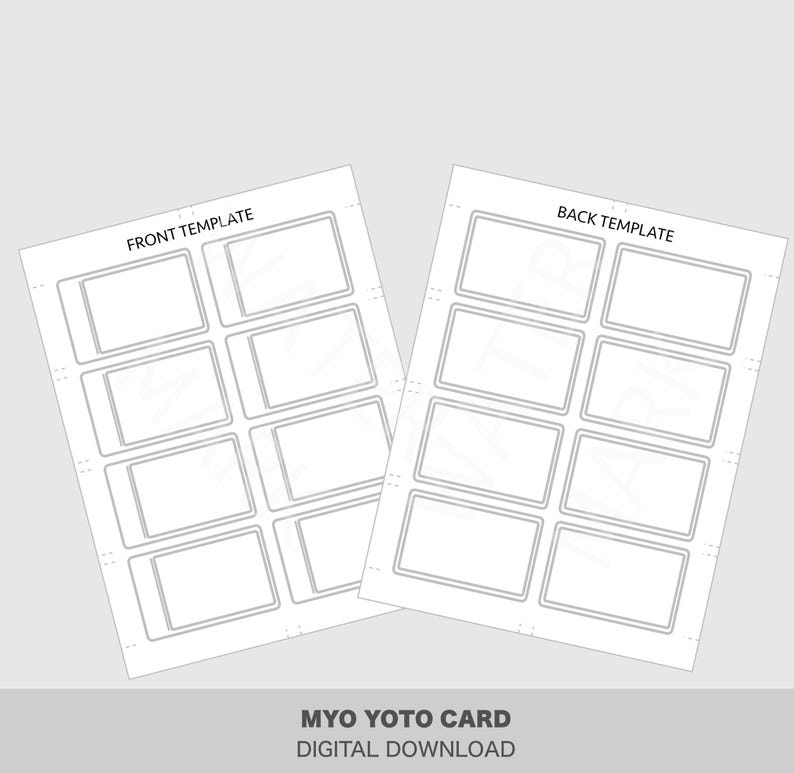MYO Yoto Card Template Make Your Own Drawing Card Digital File ...