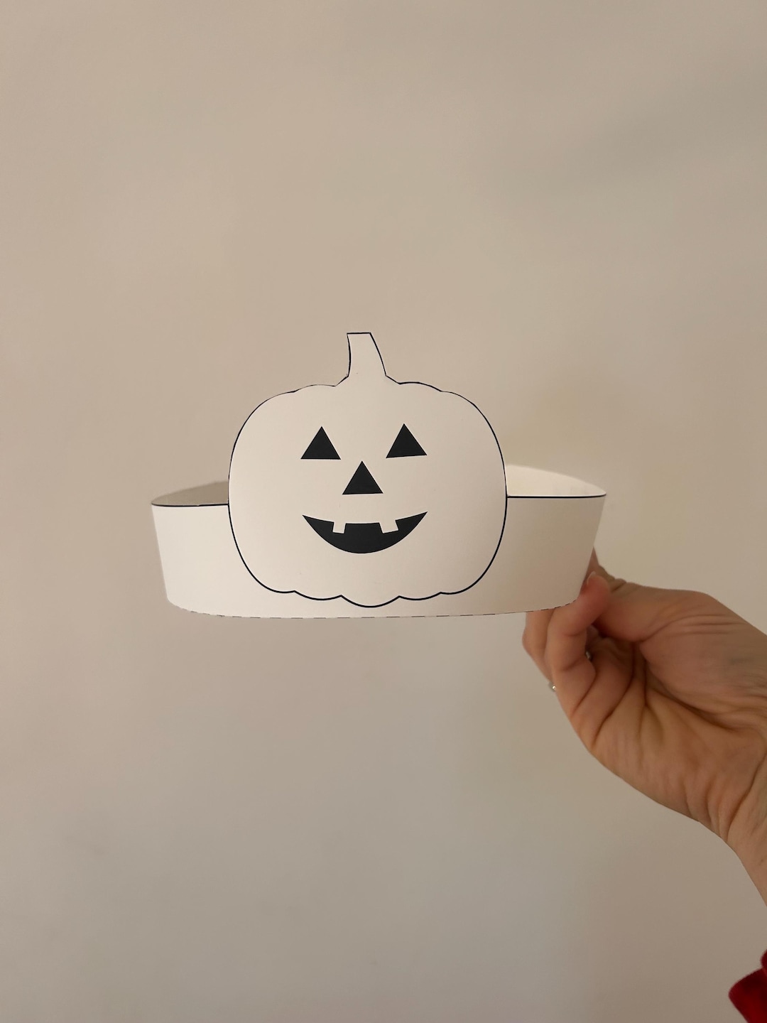 Pumpkin Crown Kids Printable Coloring Craft - Kindergarten Fall Craft ...