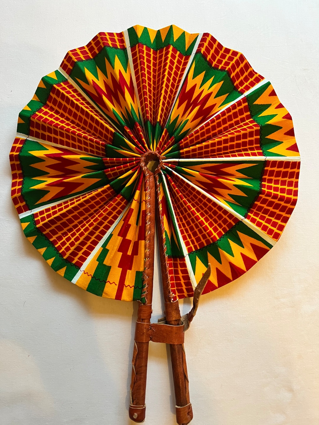 Handmade Kente Ankara Kitenge African Print Fan - Etsy