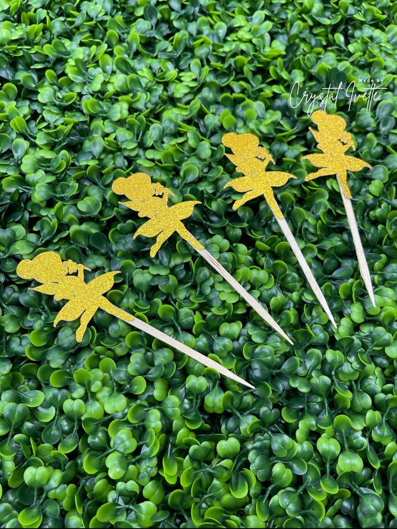 Fairy Cupcake Toppers Fairy First Birthday Fairy Party Decor