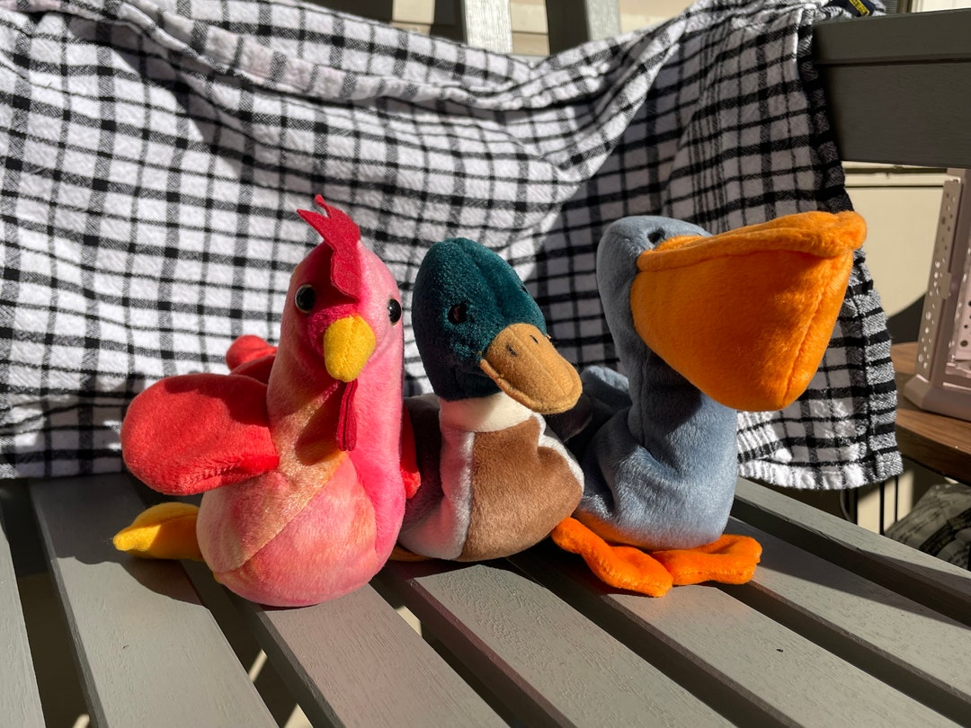 Beanie Babies Birds (strut, Jake, Scoop) Vintage 1990s - Etsy