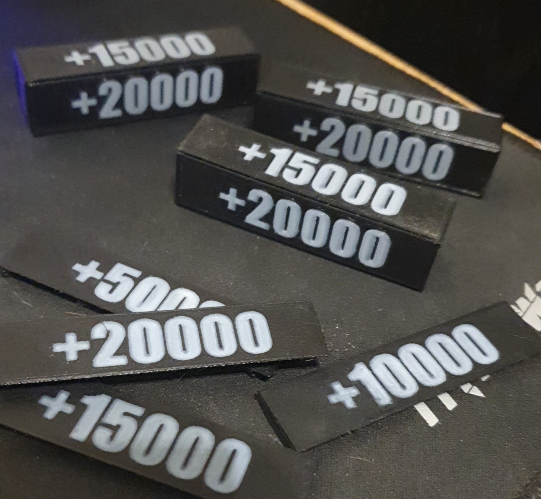 Modular FDM 3D Printed Scoring Sticks for Tracking Points pack of 4 - Etsy