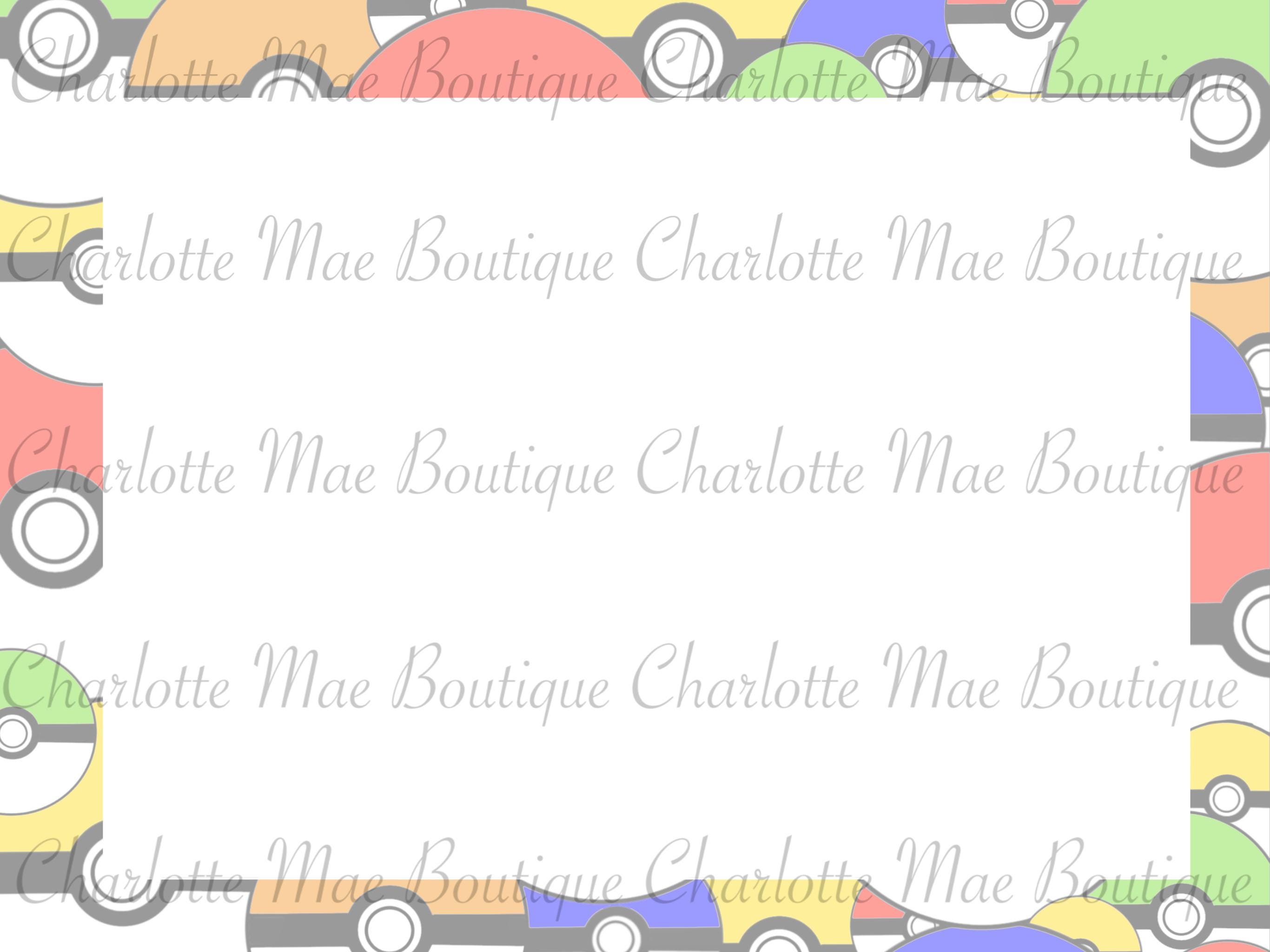 Bright Pokemon Baby Shower Digital Bundle - Etsy