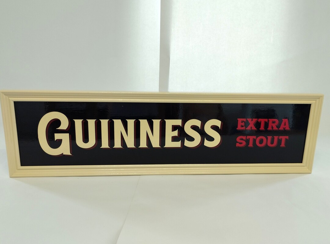 Guinness Painted Wooden Pub/bar/mancave Sign - Etsy