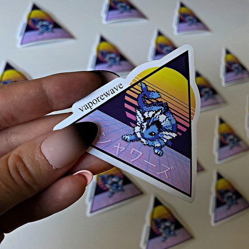Vaporwave Sticker - Etsy