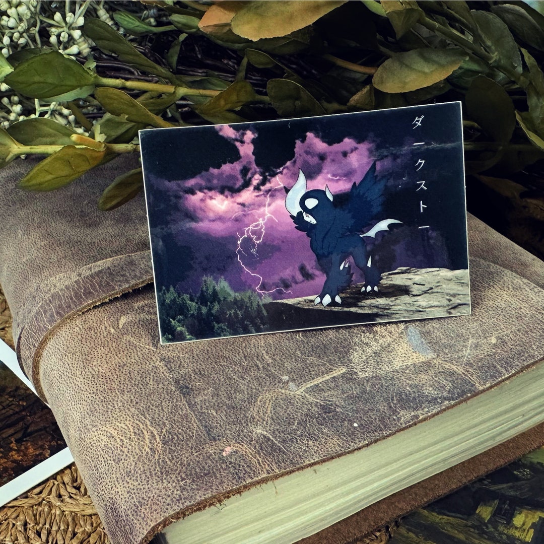 Dark Mega Evolution Absol Caught in a Dark Storm - Etsy