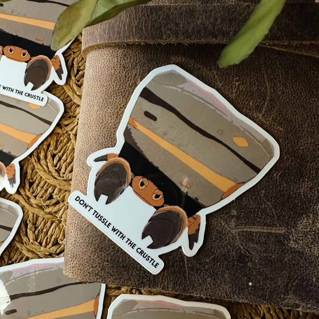 Angry Crustle Sticker - Etsy