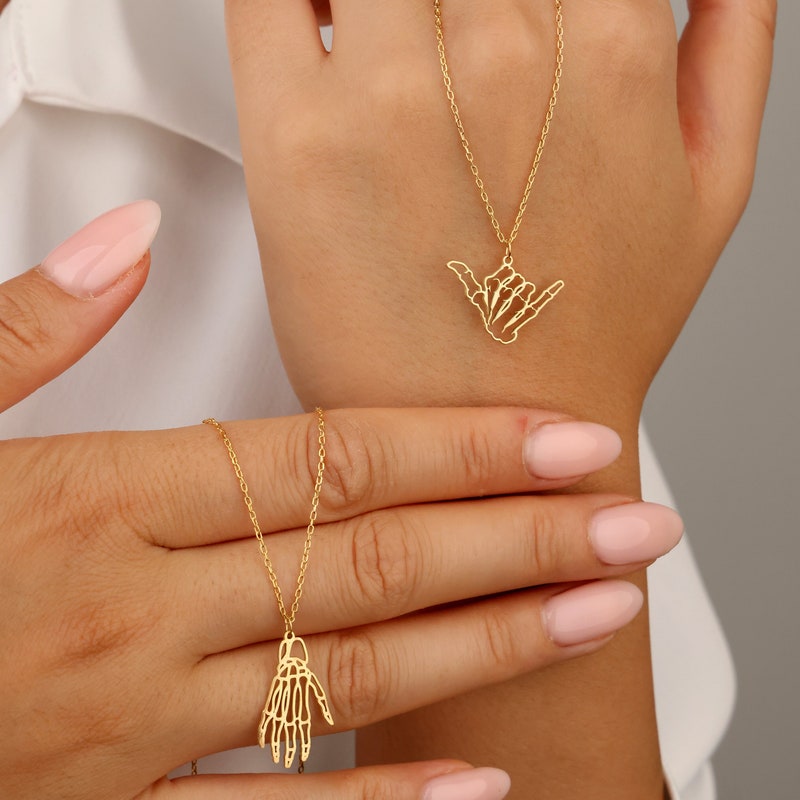 Skeleton Hand Men Jewelry - Etsy