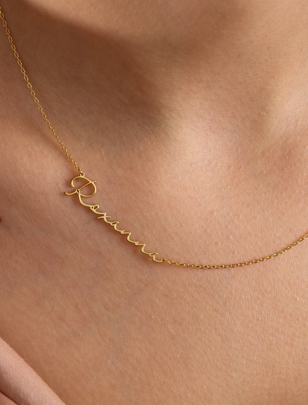 Custom Name Necklace, Personalized Signature Necklace, Name Necklace ...