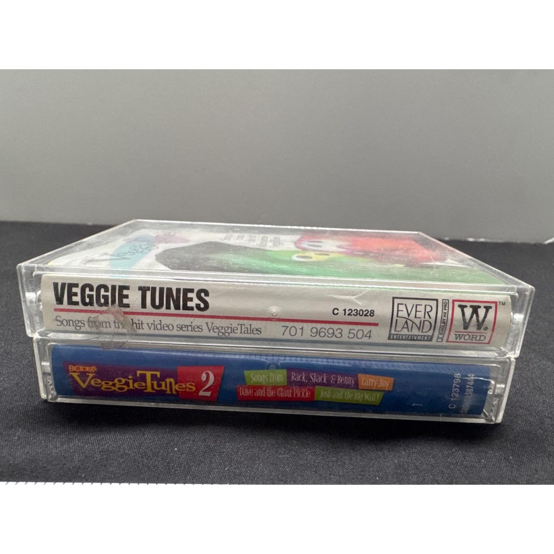Veggie Tunes & Veggie Tunes 2 Cassette Tape Set - Etsy