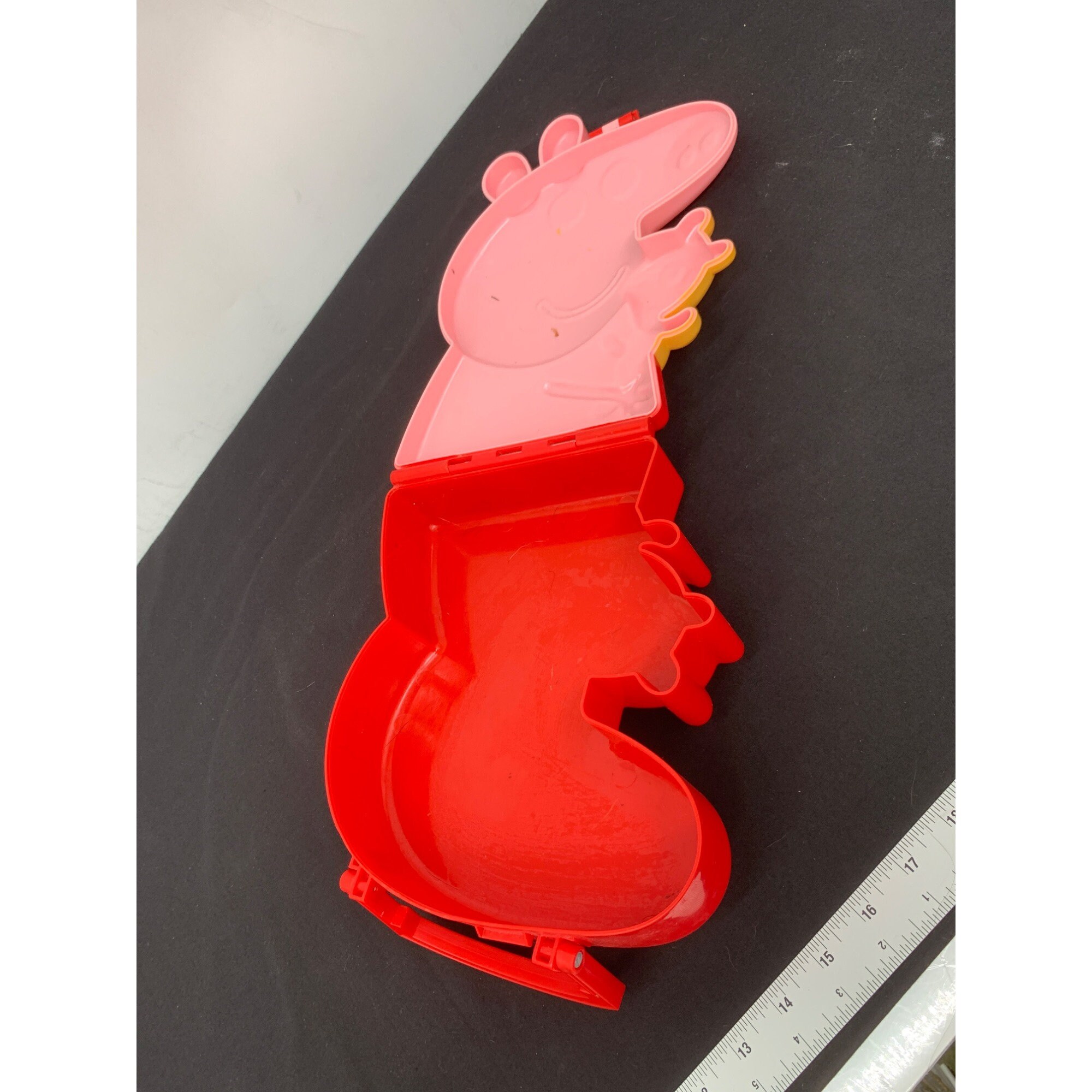 Peppa Pig Carry Case Plastic With Handle Toy Storage 2003 Case Only - Etsy