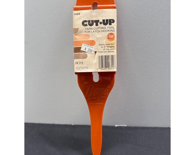 Boye Cut-up Yarn Cutting Tool for Latch Hooking Economical & Accurate ...