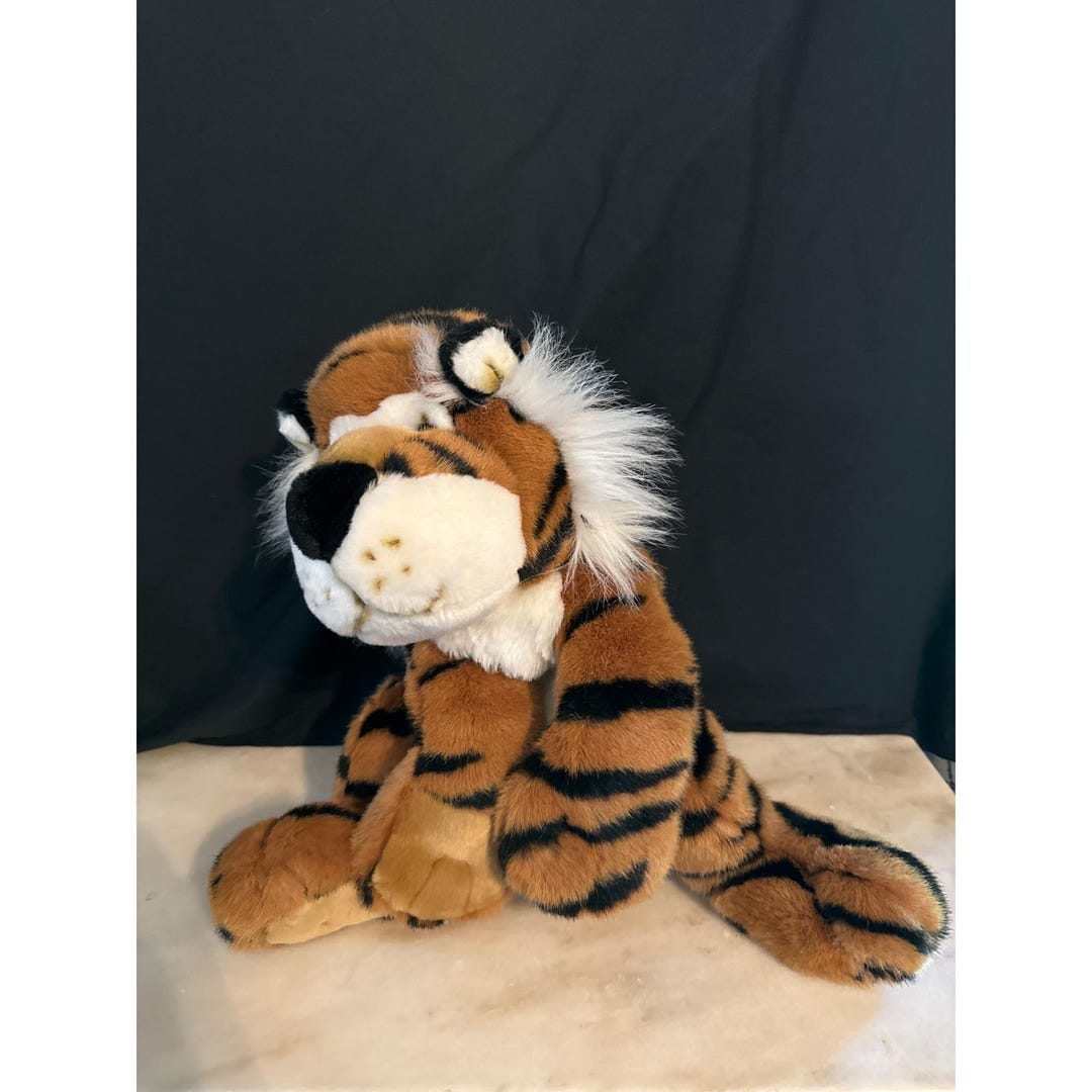 Kmart VTG Realistic Bengal Floppy Tiger Plush Stuffed Animal 12 - Etsy