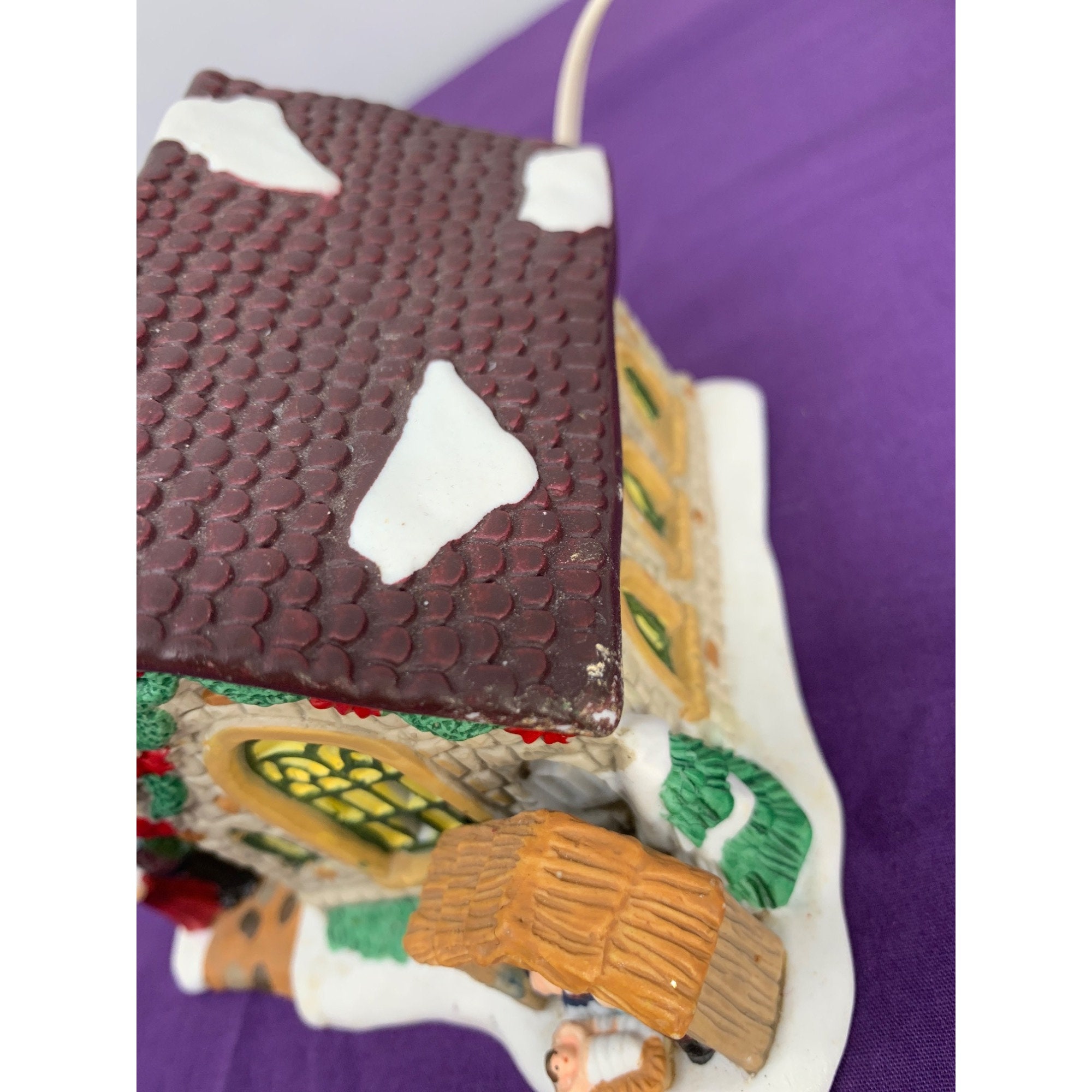 2001 Victorian Village, TM Christmas Porcelain Church Nativity Scene ...