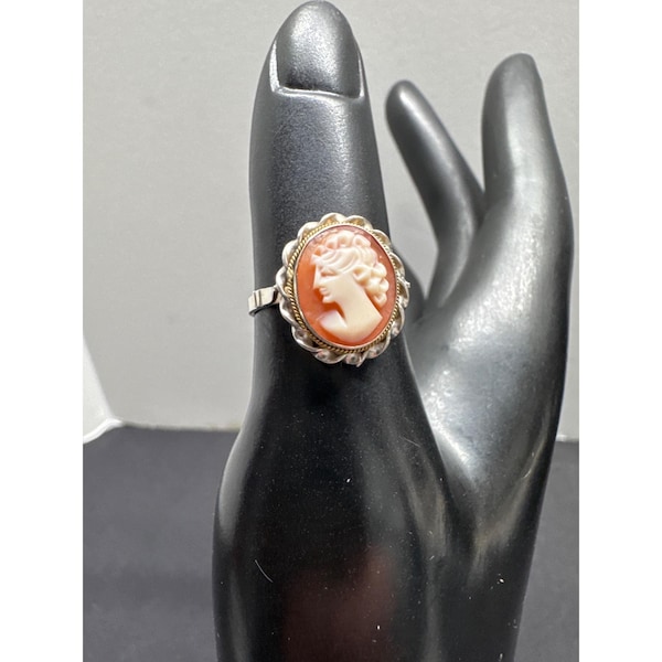 Vintage Shell Cameo Rings - Etsy