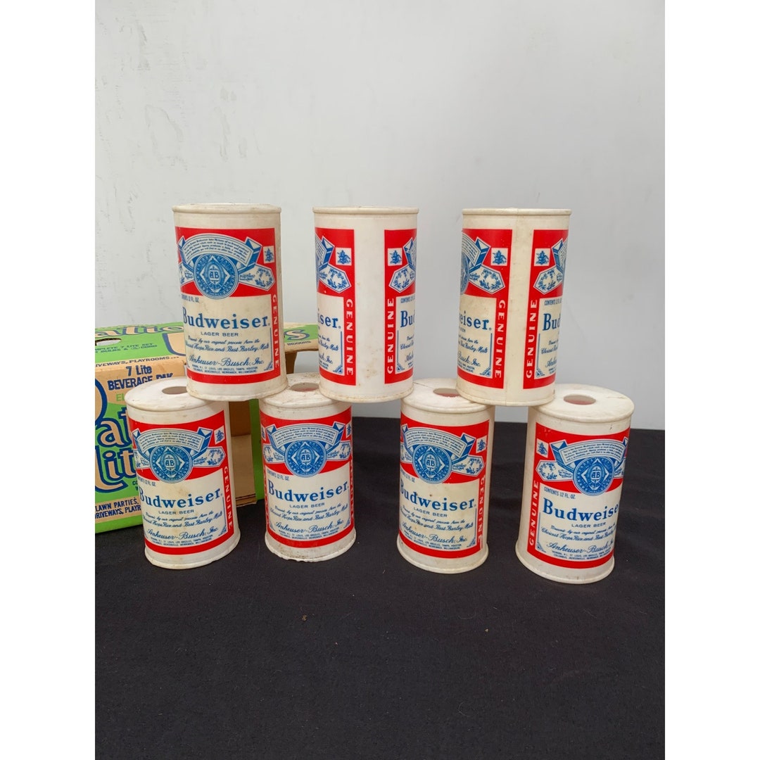 Budweiser 7 Lite Beverage Pak Patio Lites Covers Original Box NO CORD ...