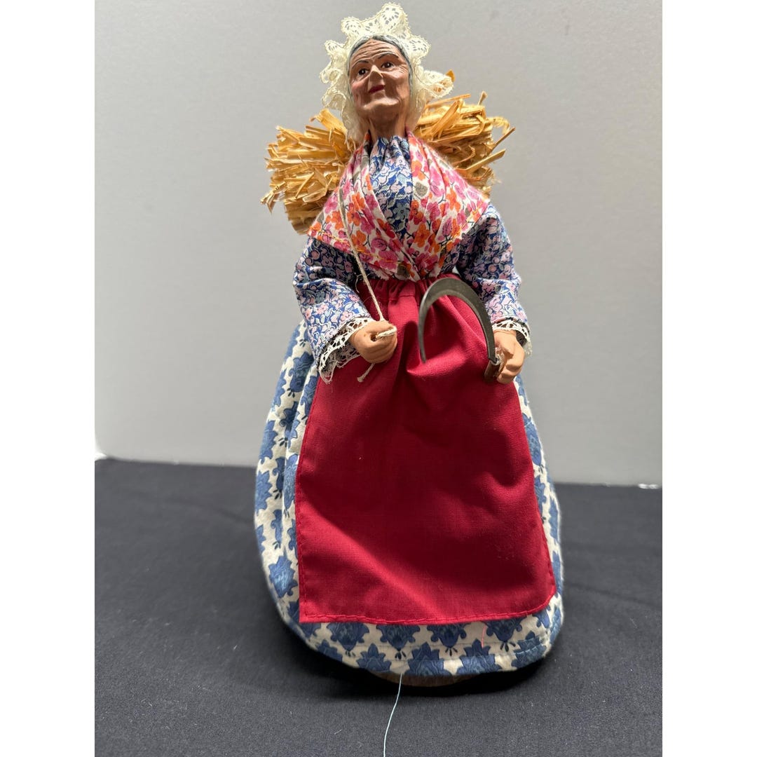 Authentic French Santon Doll- Santons of Provence Signed Sylvette AMY ...