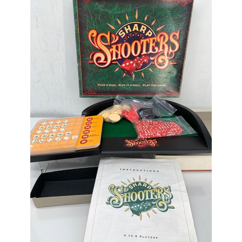 Sharp Shooters Milton Bradley Game 1994 Missing 2 Red Dice - Etsy