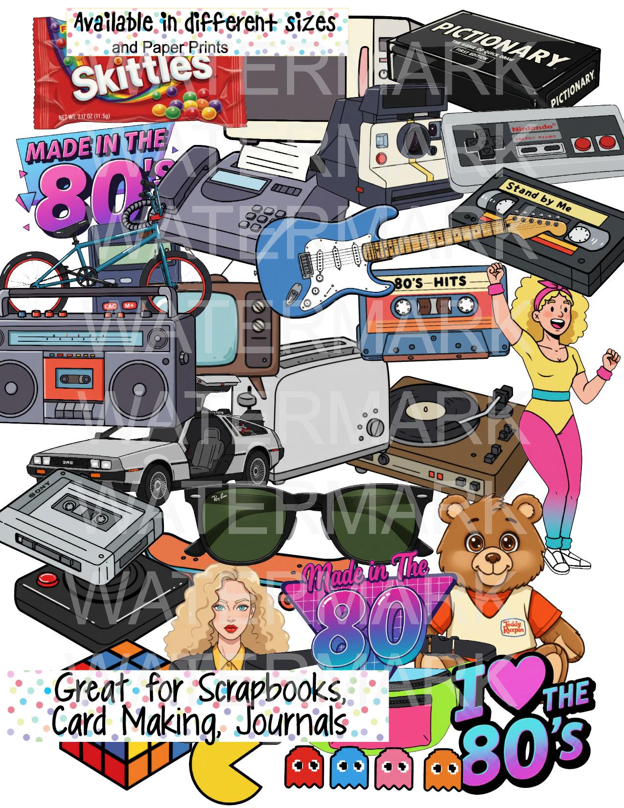 Totally Eighties Nostalgia Retro Vintage Old School Collectible Ideal ...