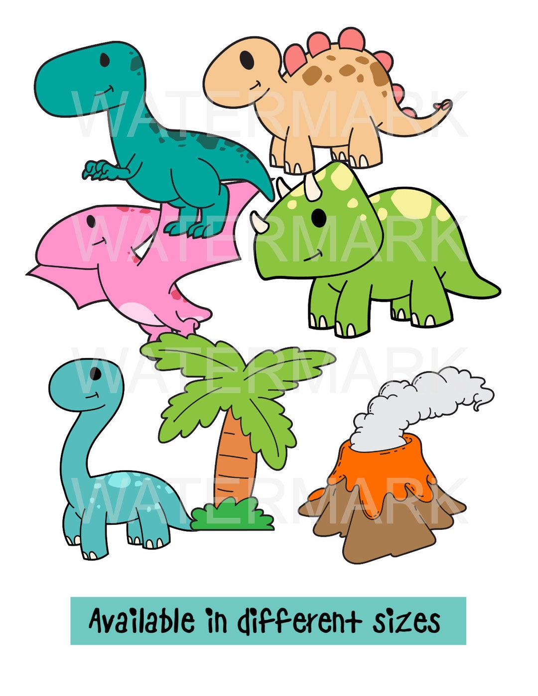 Dinosaur Volcano Theme Parties Invitations Decoration Card Making ...
