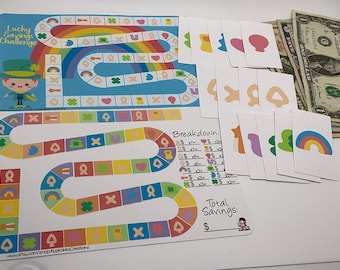 Savings Challenge, Board Game, Budgeting, Cash Stuffing - Etsy