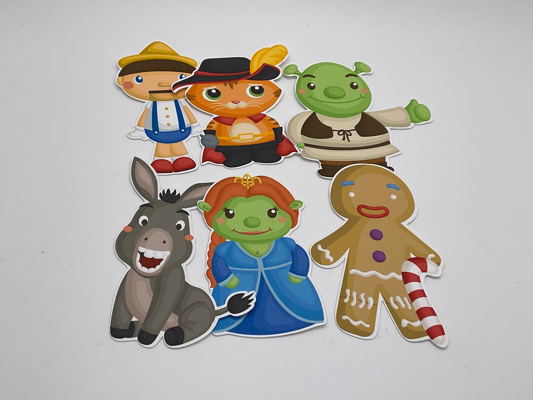 Donkey Ogre Gingerbread Man Cat the Diecuts Crafting Topper Making ...