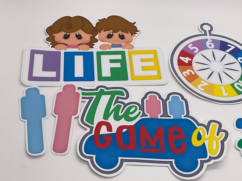 Game of Life Family Night Board Games Play Kids Celebration Die Cuts ...