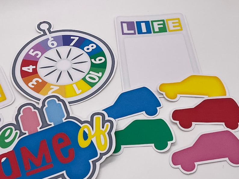 Game of Life Family Night Board Games Play Kids Celebration Die Cuts ...