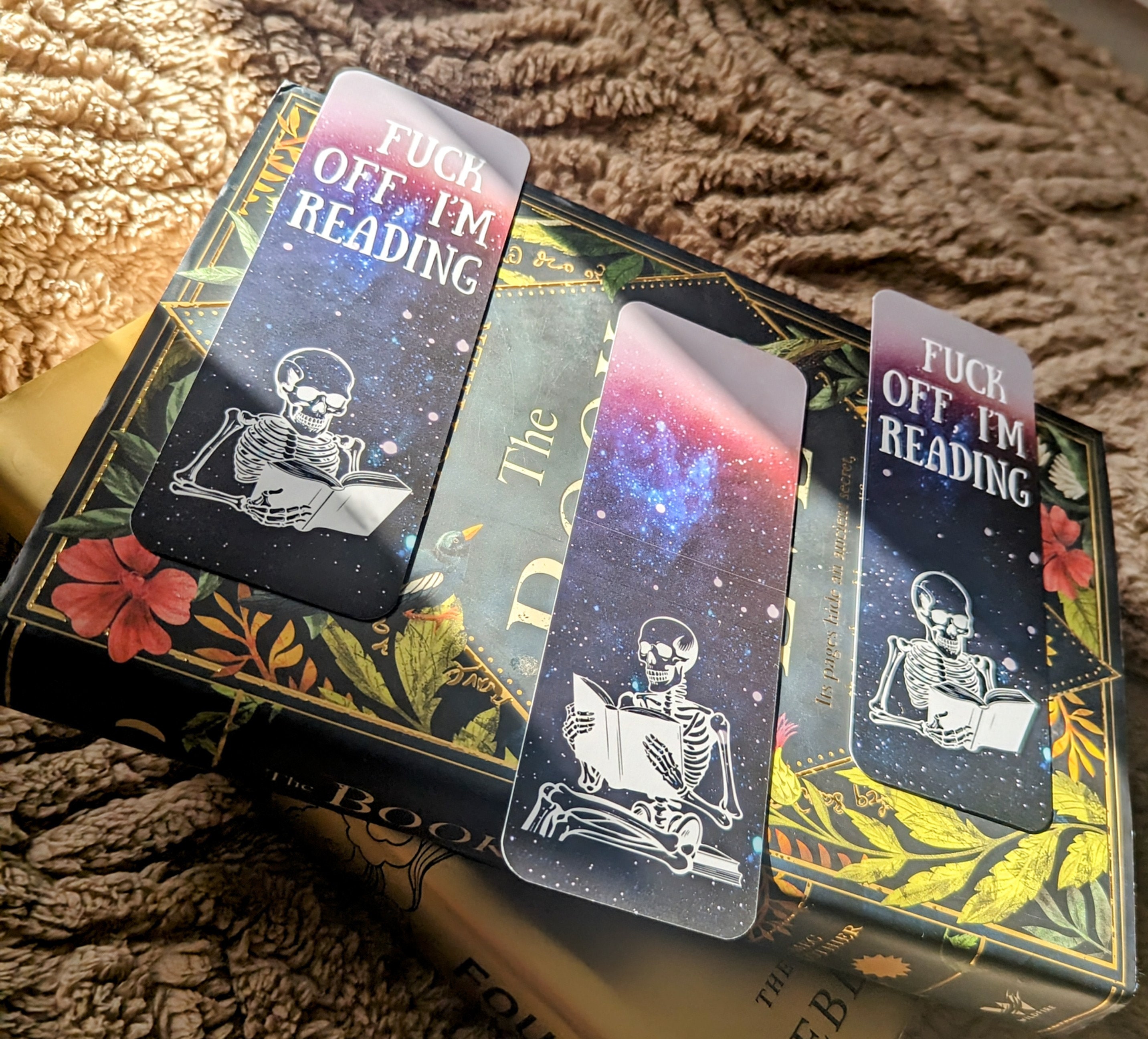 F off I'm Reading Bookmark Sweary Bookmark Unique Design Gothic Reading ...