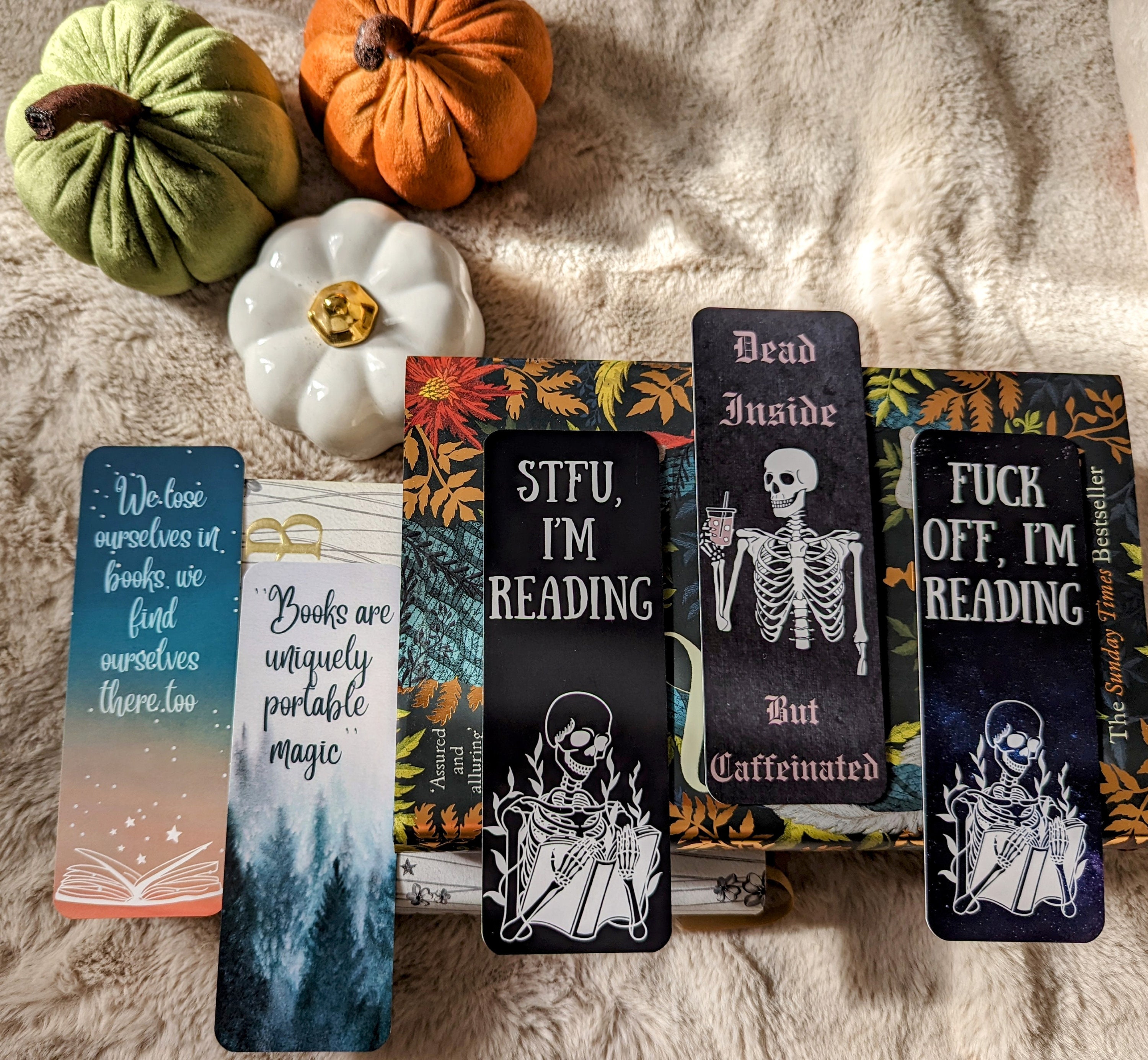 F off I'm Reading Bookmark Sweary Bookmark Unique Design Gothic Reading ...