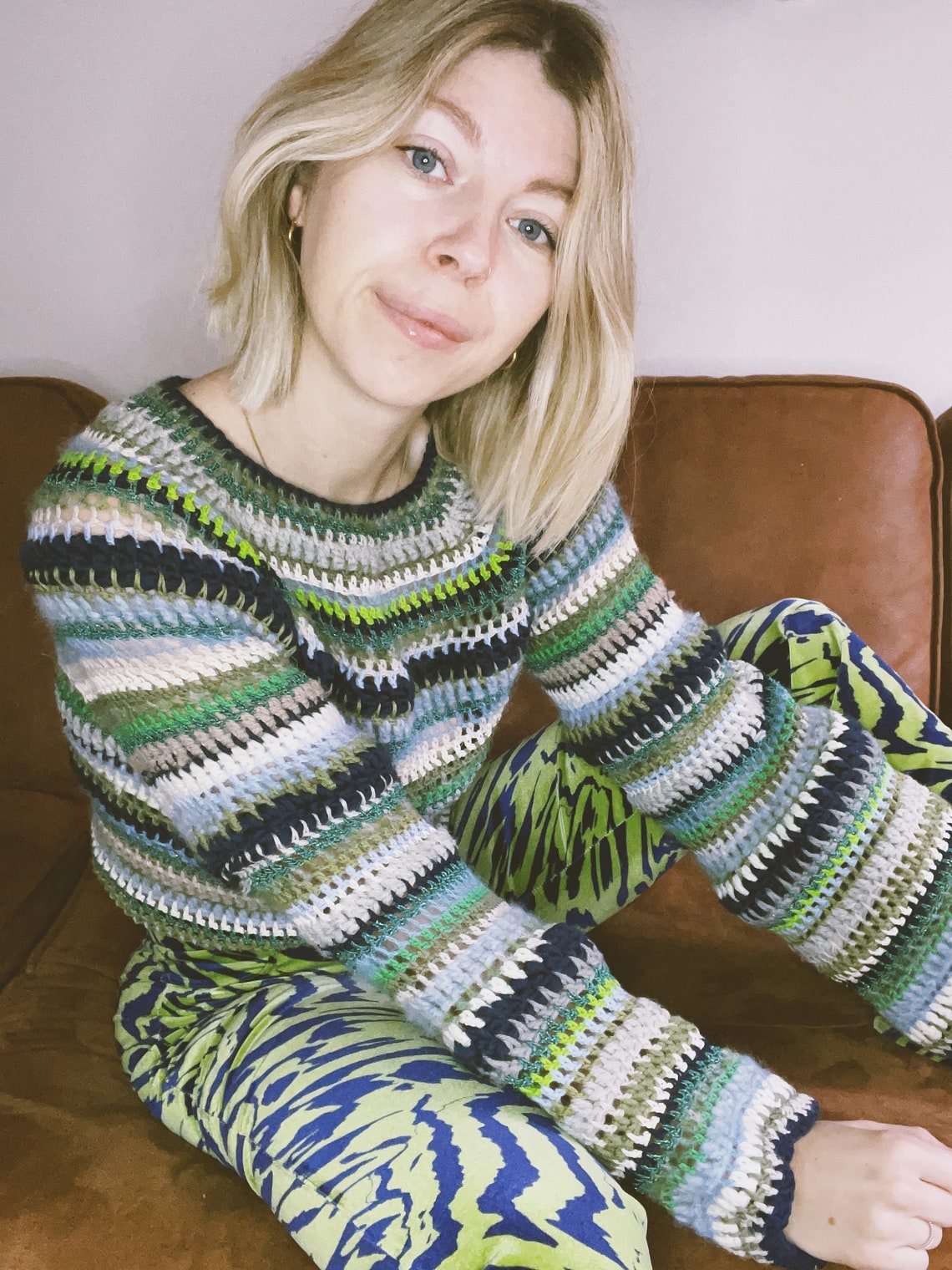 The Stash Buster Sweater Crochet Pattern | Etsy