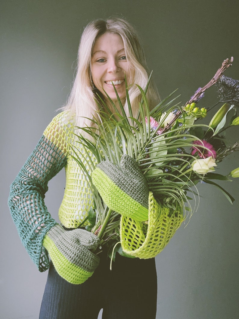 No Knit Mittens Crochet Pattern - Etsy