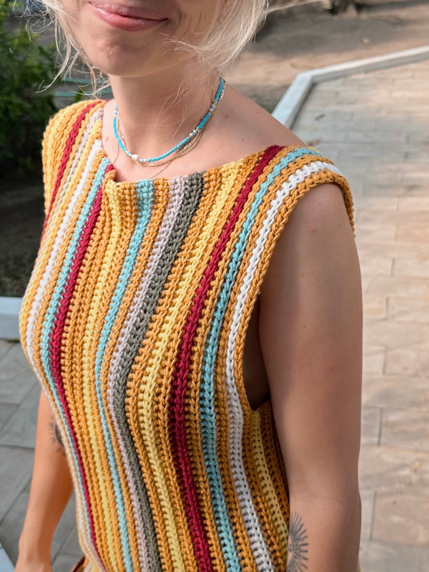 The Funky Fringes Top/dress Crochet Pattern - Etsy