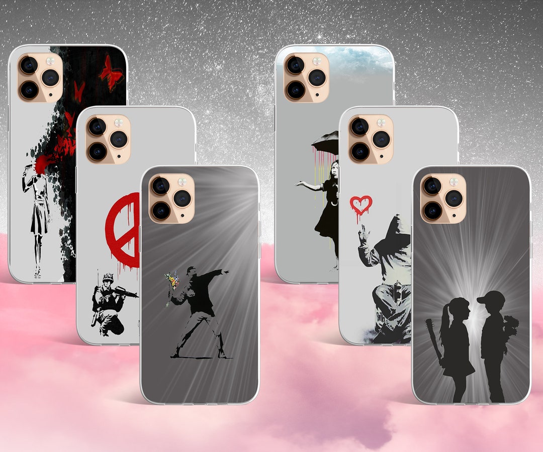 Famous Banksy Art Case for iPhone 15 Pro Max,14 Pro Max,13 Pro Max ...