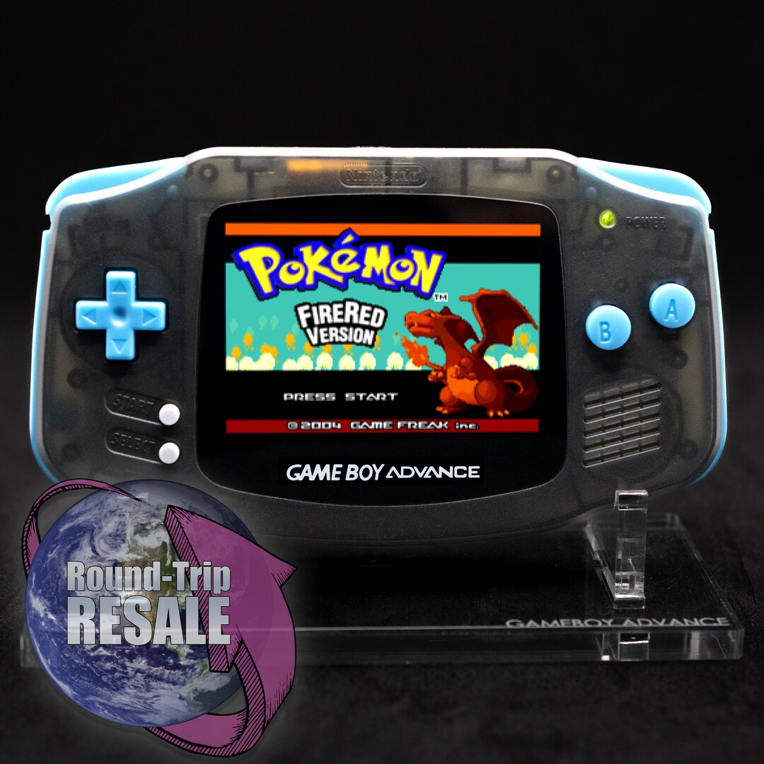 Nintendo Game Boy Advance - Laminated V5 IPS Screen - Clear Black ...