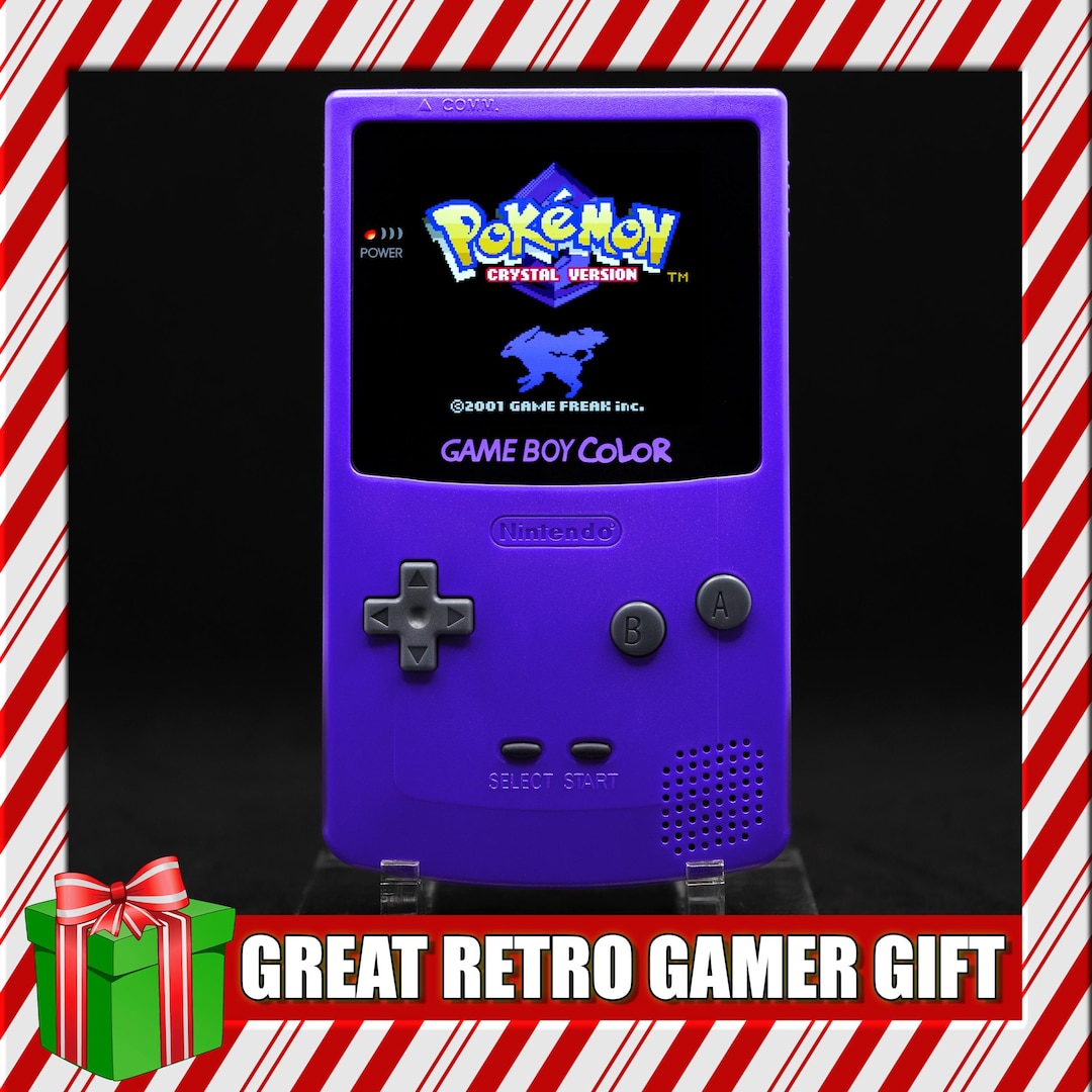Nintendo Gameboy Color - OLED Screen Upgrade - Grape Purple - *premium ...