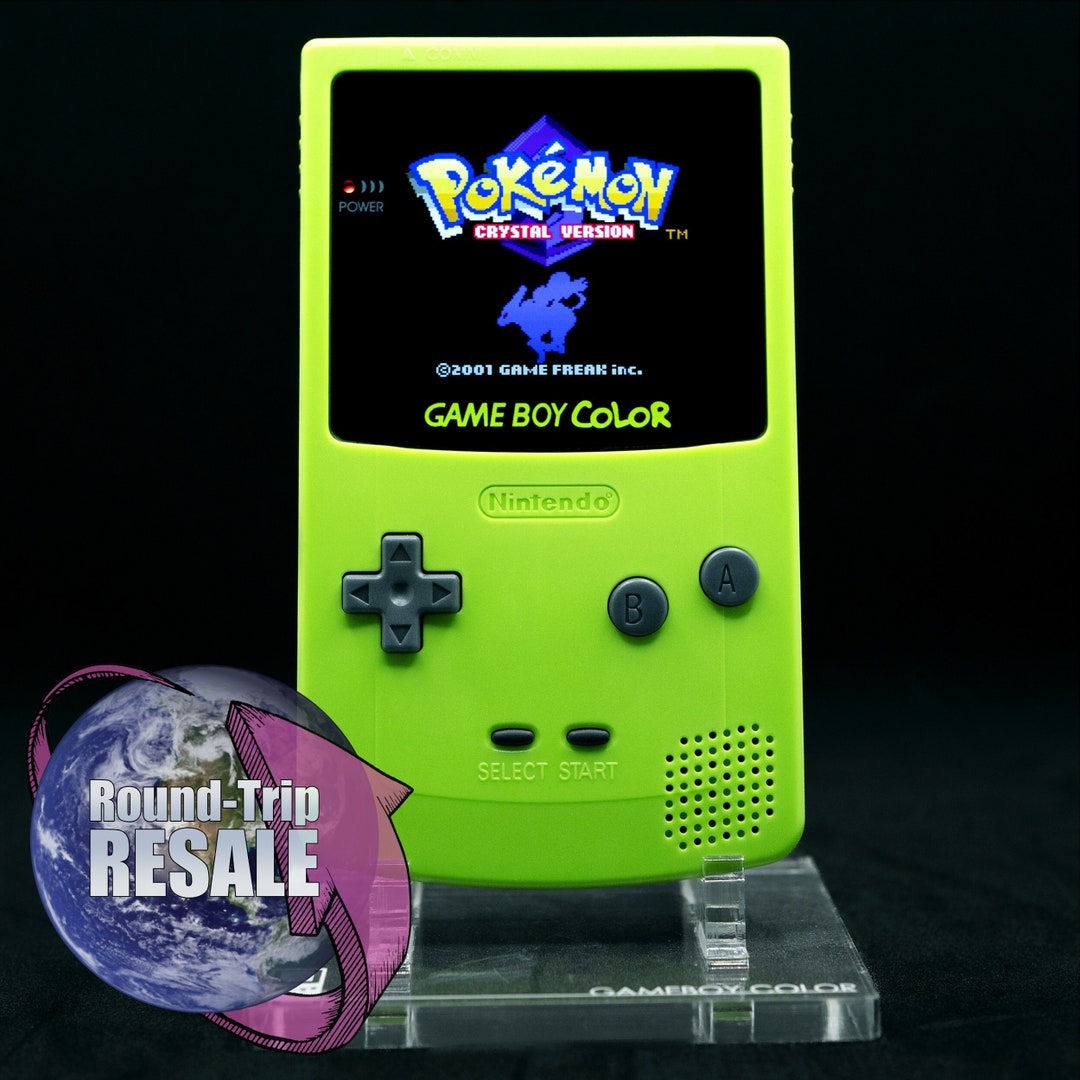 Nintendo Game Boy Color OLED W/ Touch Screen OSD Kiwi Green Sound Amp ...