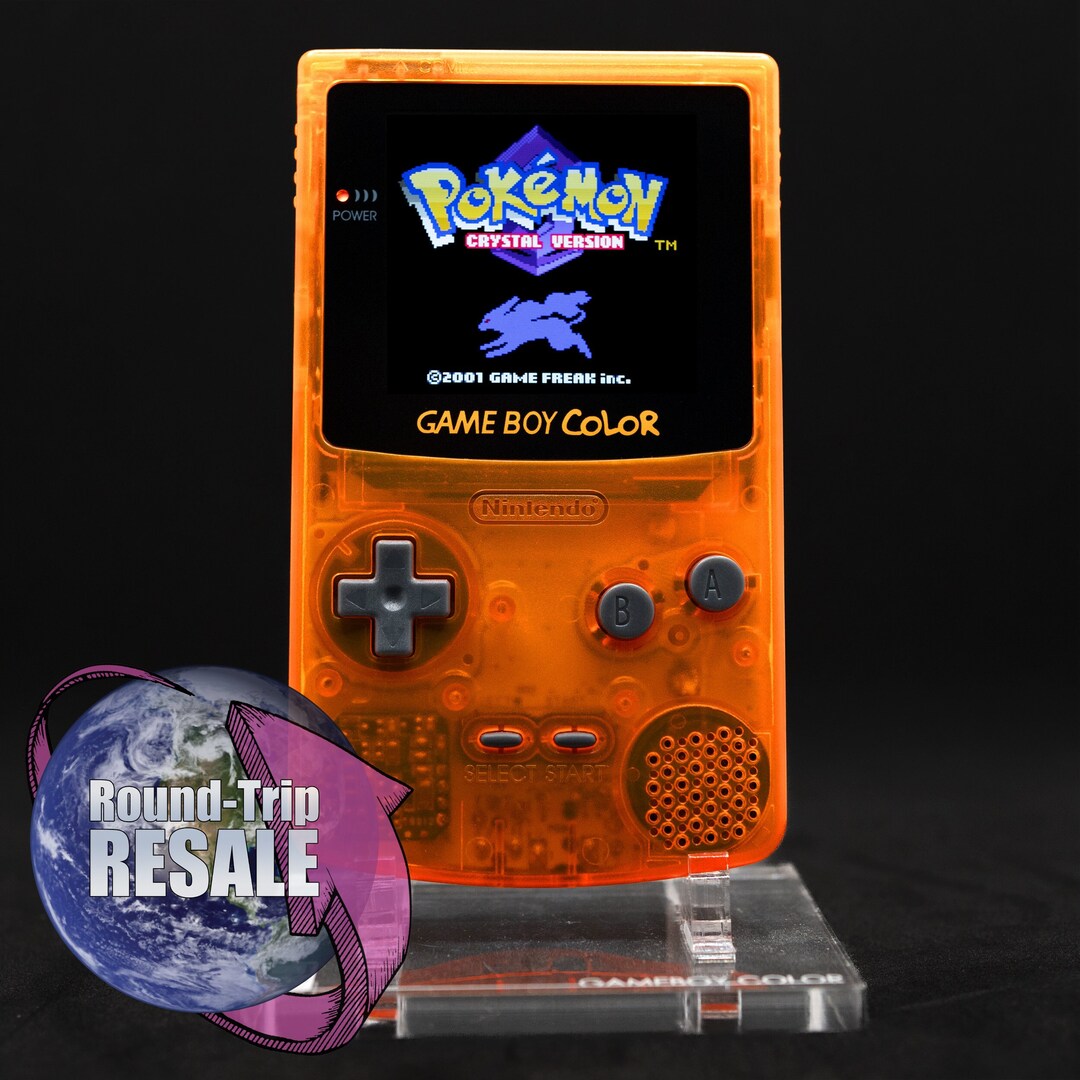Nintendo Gameboy Color - OLED Screen Upgrade - Clear Orange - *premium ...