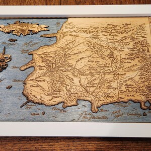 3D Wood Engraved Wheel of Time Map Wot - Etsy