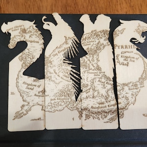 Wings of Fire Bookmarks Wooden - Etsy