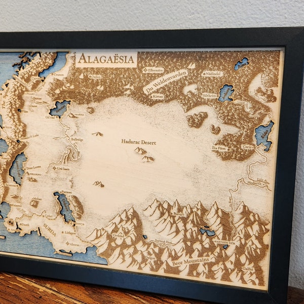 Map of Alagaesia Wall Art - Etsy