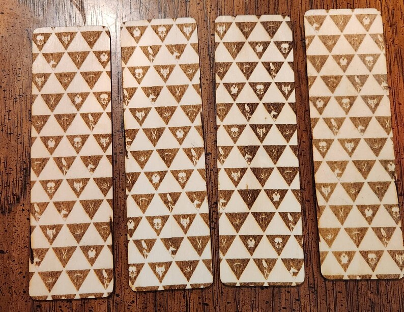 Red Rising Inspired Wooden Bookmarks - Etsy