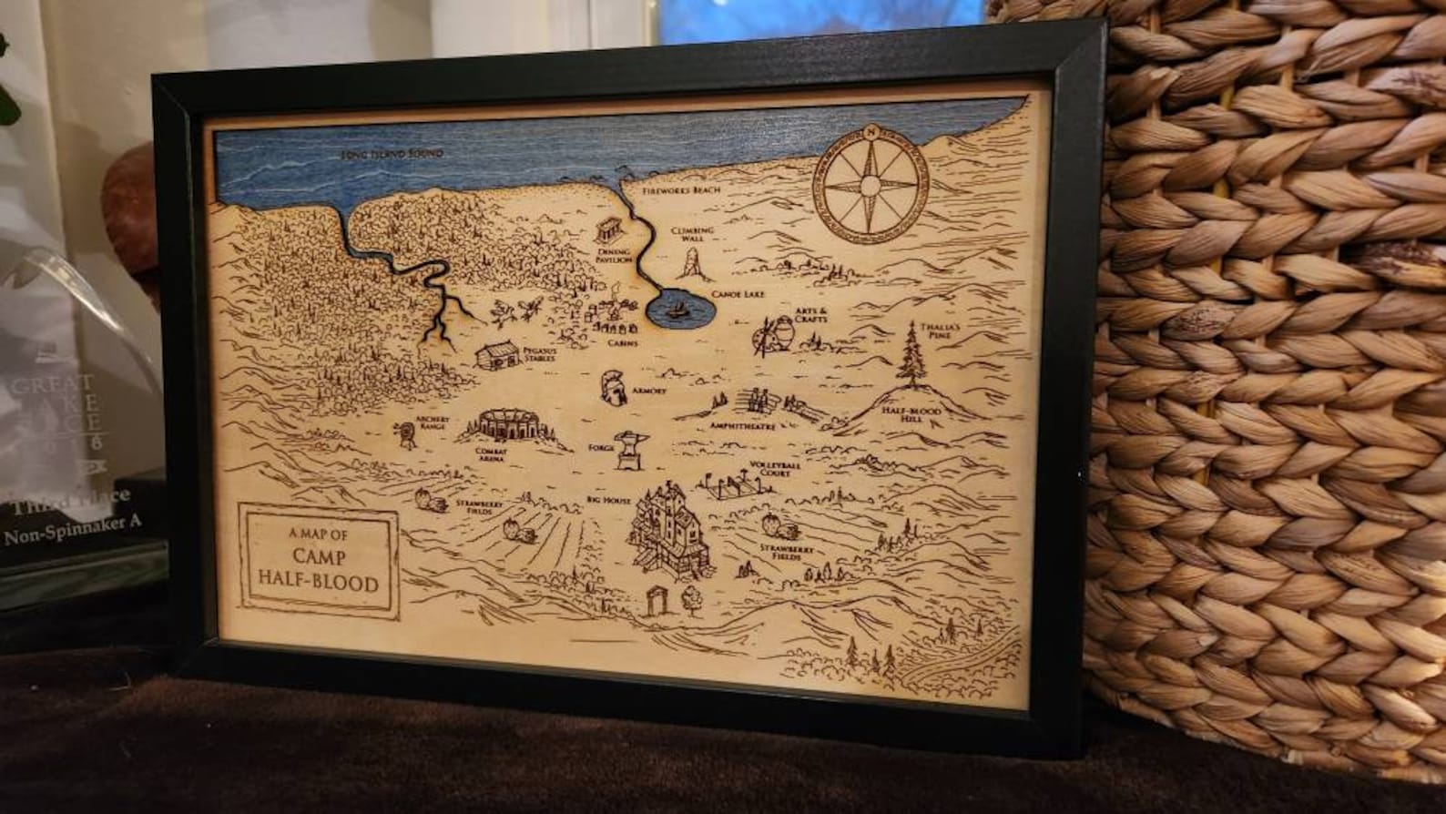 3D Map of Camp Half-blood From Percy Jackson - Etsy