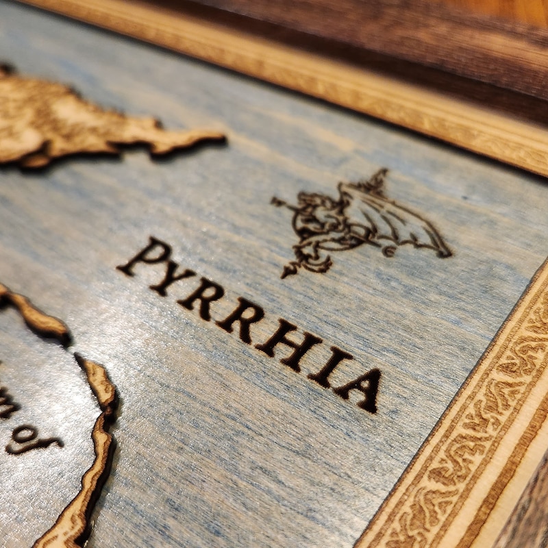 Map of Pyrrhia Wings of Fire - Etsy