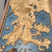 3D Wood Engraved Map of the World From the Kingkiller Chronicles Map - Etsy