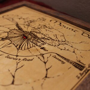 3D Wood Engraved Lotr Map of Mount Doom Map Lord of the Rings Map - Etsy