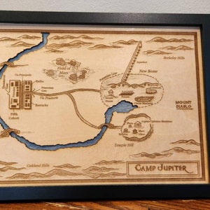 3D Map of Camp Half-blood From Percy Jackson - Etsy