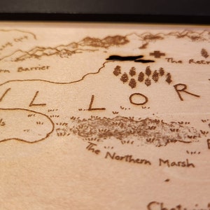 3D Wood Engraved Fillory Map Magicians Map - Etsy