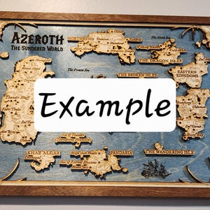 3D Wood Engraved Tortall Map, Song of the Lioness Map - Etsy