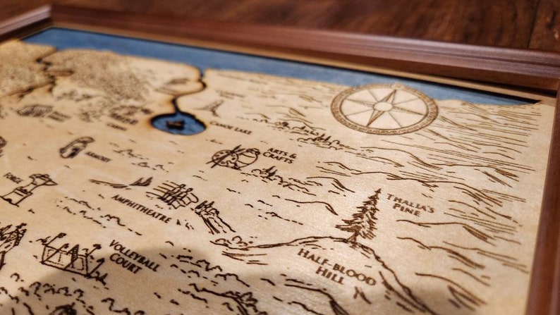 3D Map of Camp Half-blood From Percy Jackson - Etsy